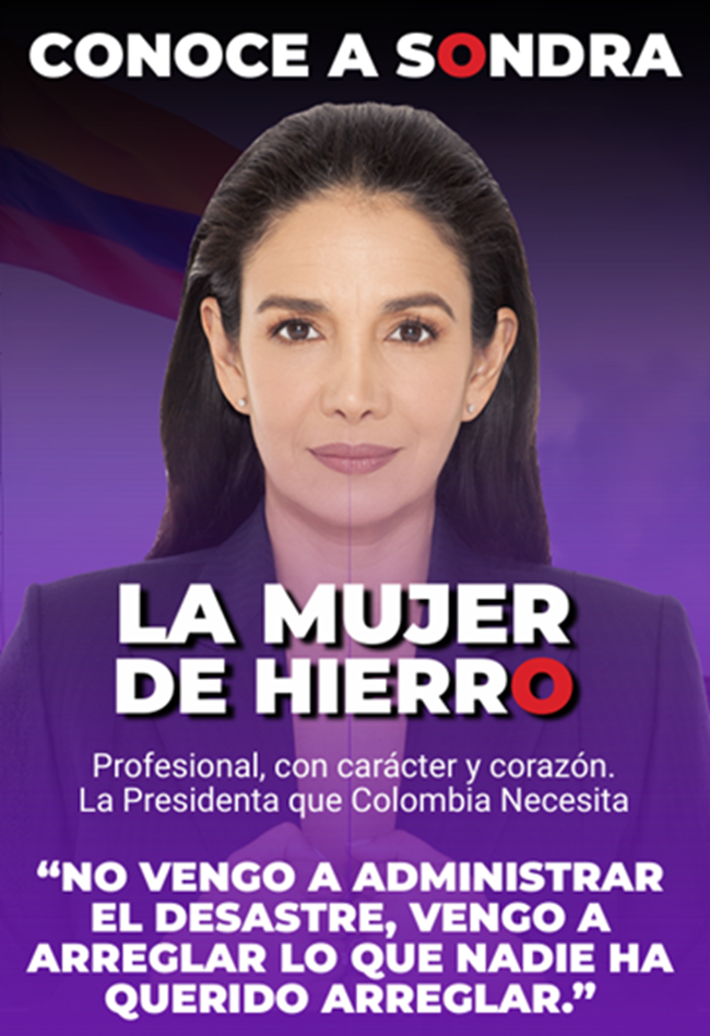 La candidata presidencial Sondra Macollins impulsa el liderazgo ...